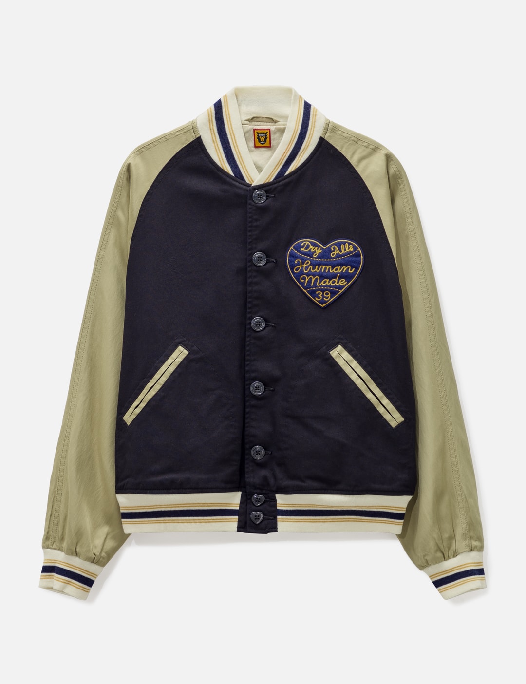 Human Made - Baseball Jacket | HBX - HYPEBEAST 為您搜羅全球潮流時尚品牌