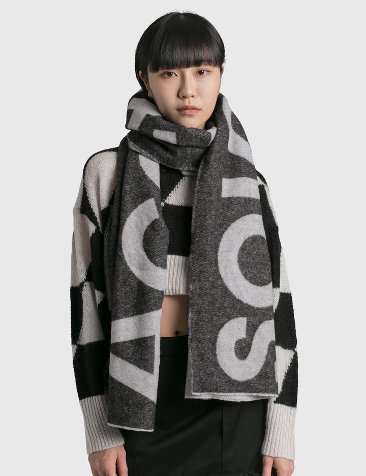 Acne Studios - Logo Jacquard Scarf | HBX - Globally Curated Fashion and ...
