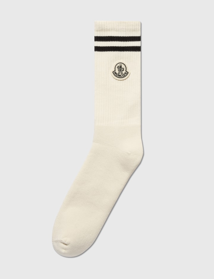 Moncler Genius - 7 Moncler FRGMT Hiroshi Fujiwara Ribbed Socks | HBX