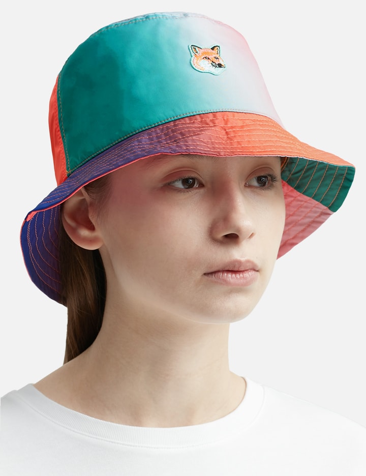 Maison Kitsuné - VIBRANT FOX HEAD BUCKET HAT | HBX - Globally Curated ...