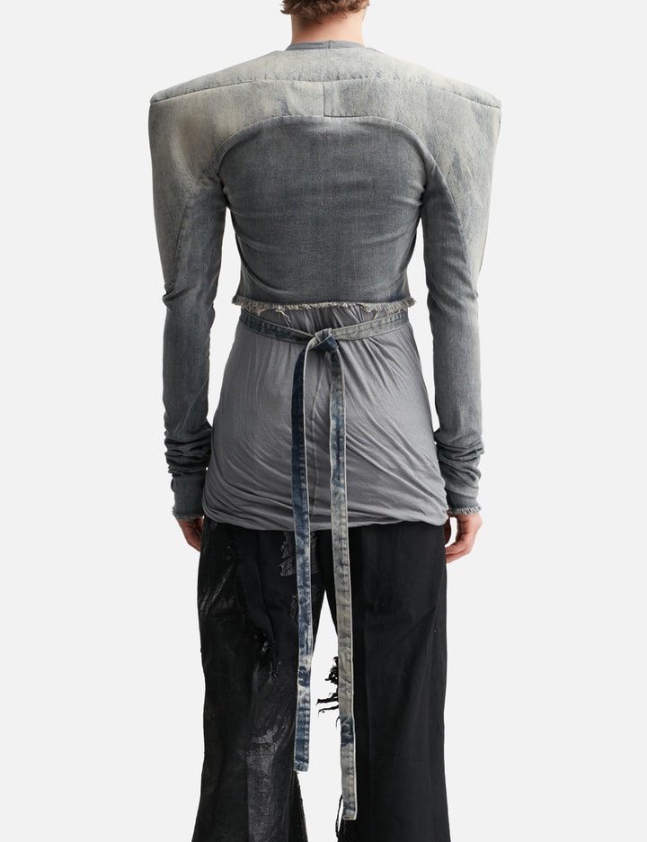 Rick Owens Tight Jacket - Slim 14oz Japanese indigo denim jacket, stone ...