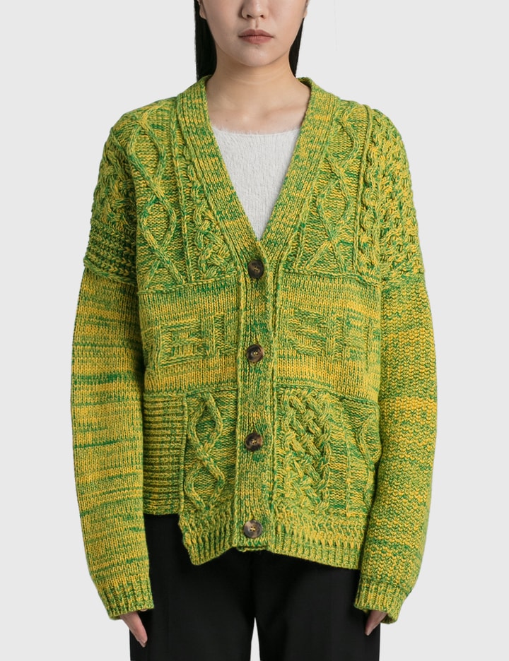 AMBUSH® - PATCHWORK KNIT CARDIGAN | HBX - Globally Curated Fashion and ...