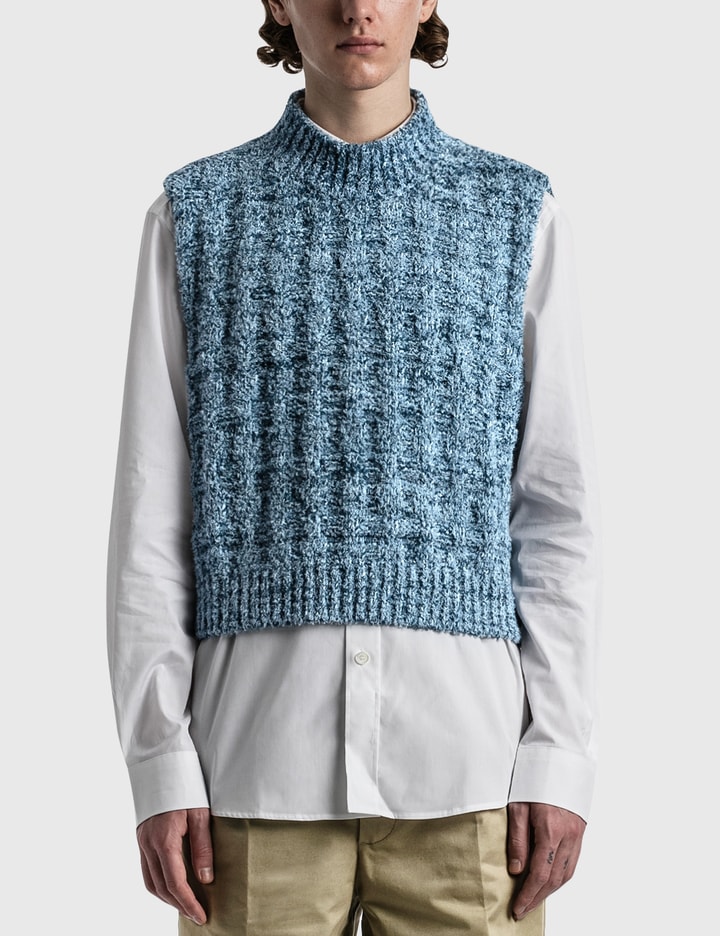 Maison Margiela - BOUCLÉ KNIT VEST | HBX - Globally Curated Fashion and ...