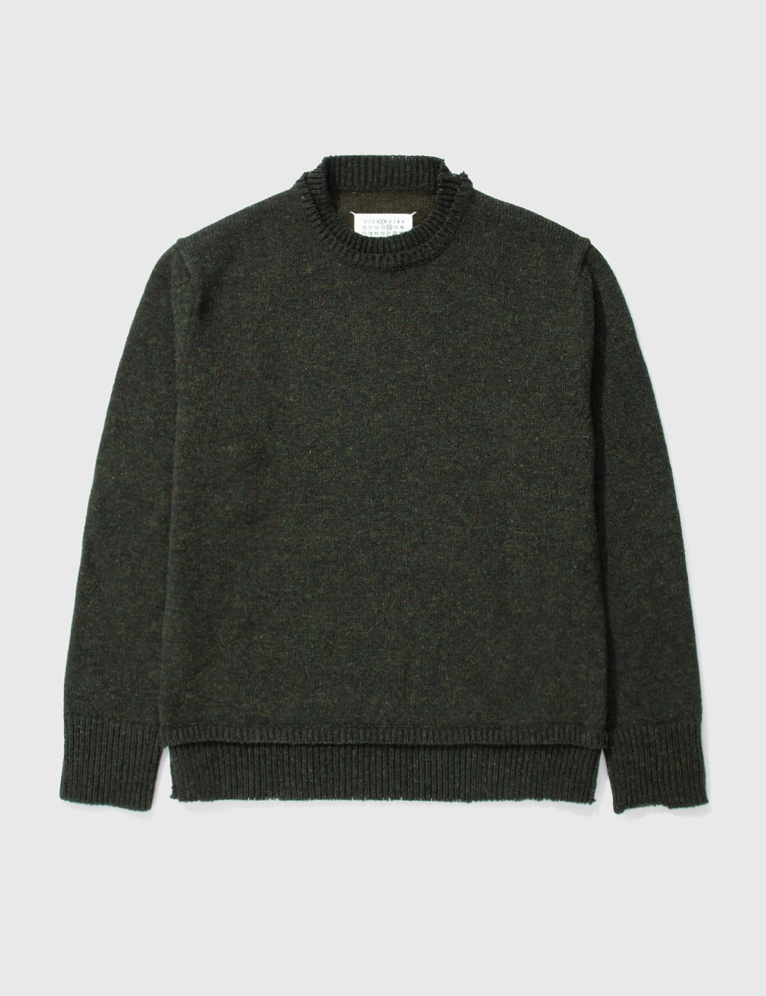 Maison Margiela - Layered Wool Blend Sweater | HBX - Globally Curated ...