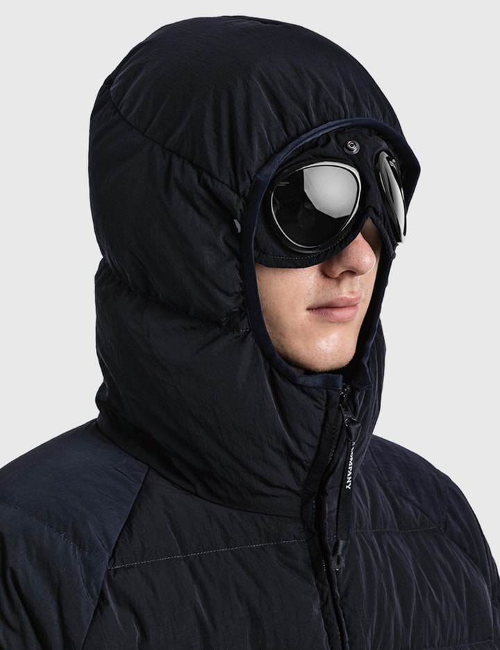 C.P. Company - Eco-Chrome R Hooded Down Goggle Jacket | HBX - Globally Curated Fashion and ...