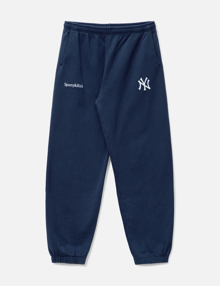 Sporty & Rich - Yankees Serif Sweatpants | HBX - Globally Curated ...