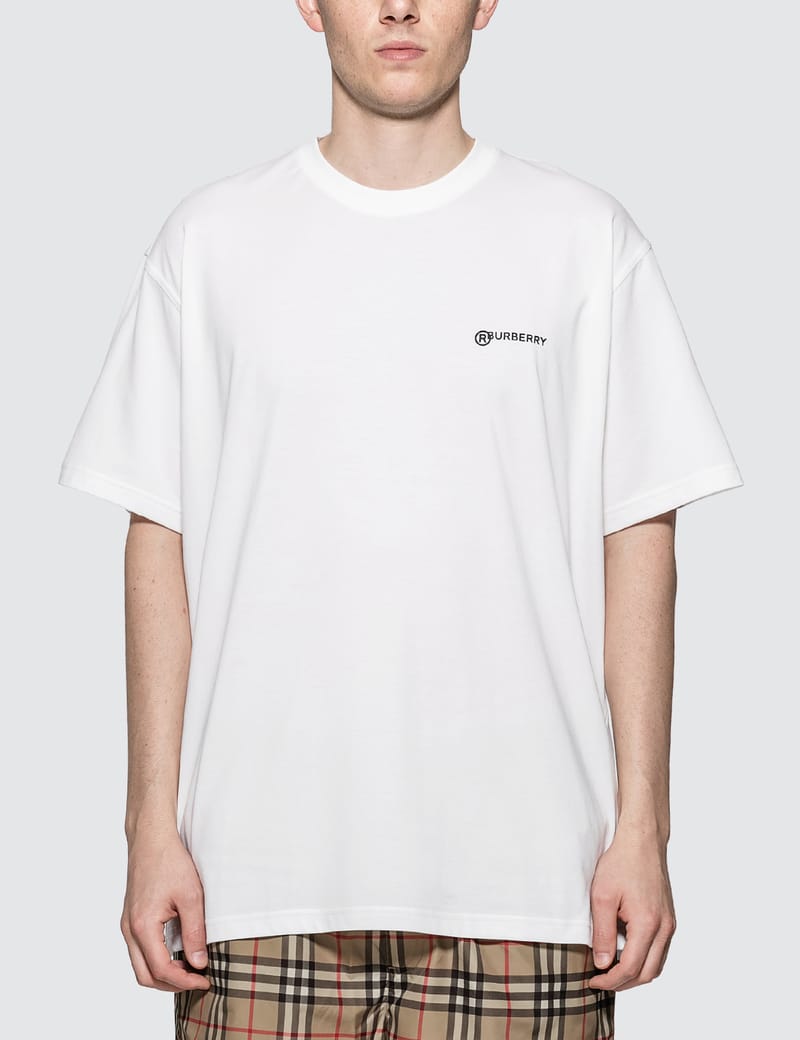 Burberry - Location Print Cotton Oversized T-shirt | HBX Burberry - Location Print Cotton Oversized T-shirt | HBX