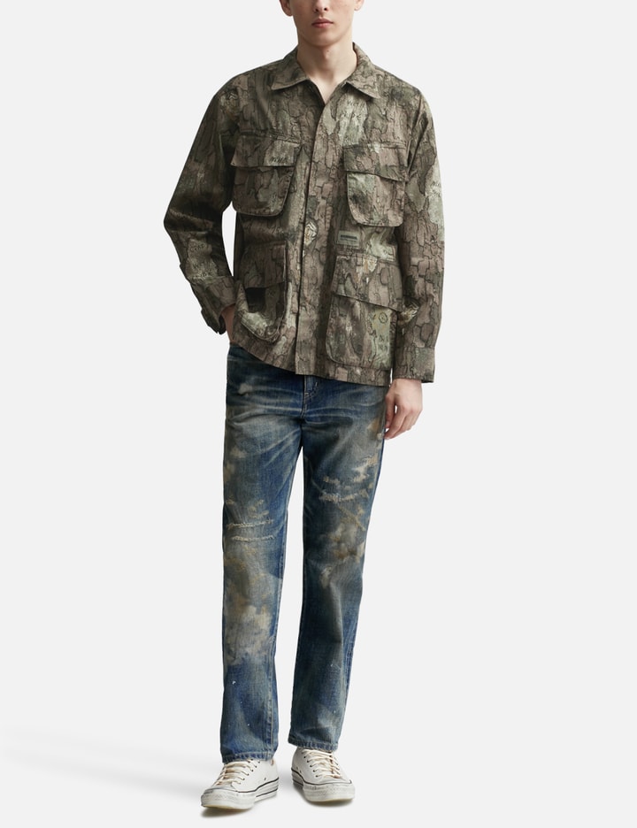 NEIGHBORHOOD - CAMOUFLAGE FATIGUE JACKET | HBX