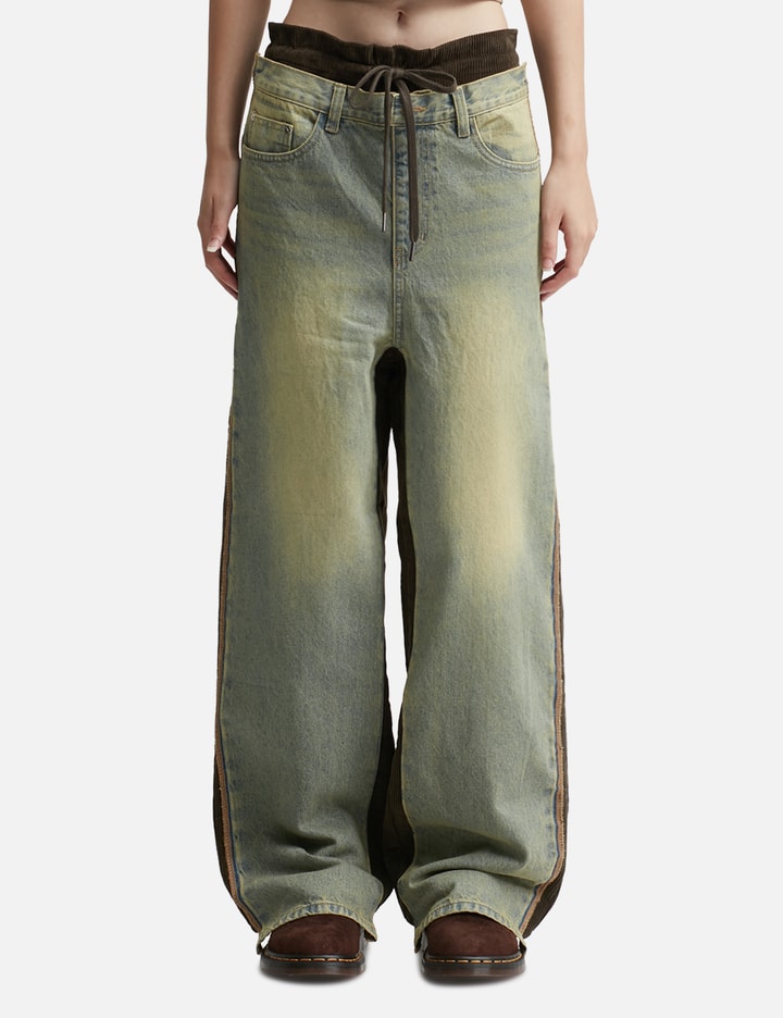 Open YY - Front Jean Corduroy Pants | HBX - Globally Curated Fashion ...