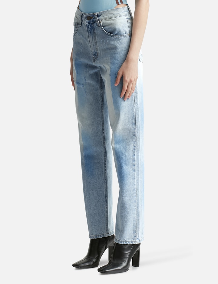 Open YY - BLUE SHADED JEANS | HBX