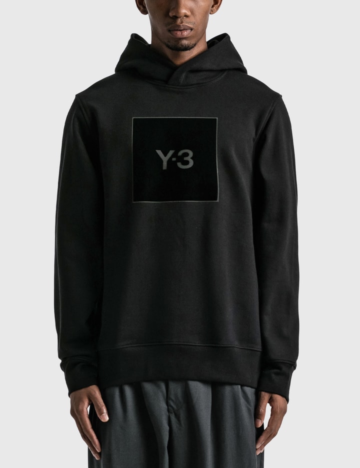 Y-3 - Square Logo Hoodie | HBX - Globally Curated Fashion and Lifestyle ...
