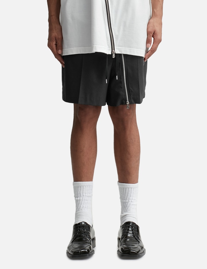 Takahiromiyashita Thesoloist - New Reverse Baggy Zipper Short Pants | HBX