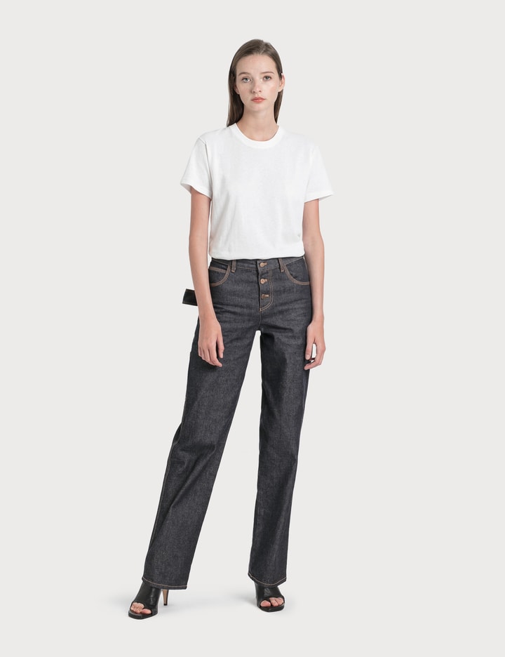 Bottega Veneta - Denim Straight Jeans | HBX - Globally Curated Fashion ...