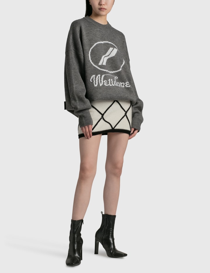 We11done - Logo Jacquard Sweater | HBX - Globally Curated Fashion and ...