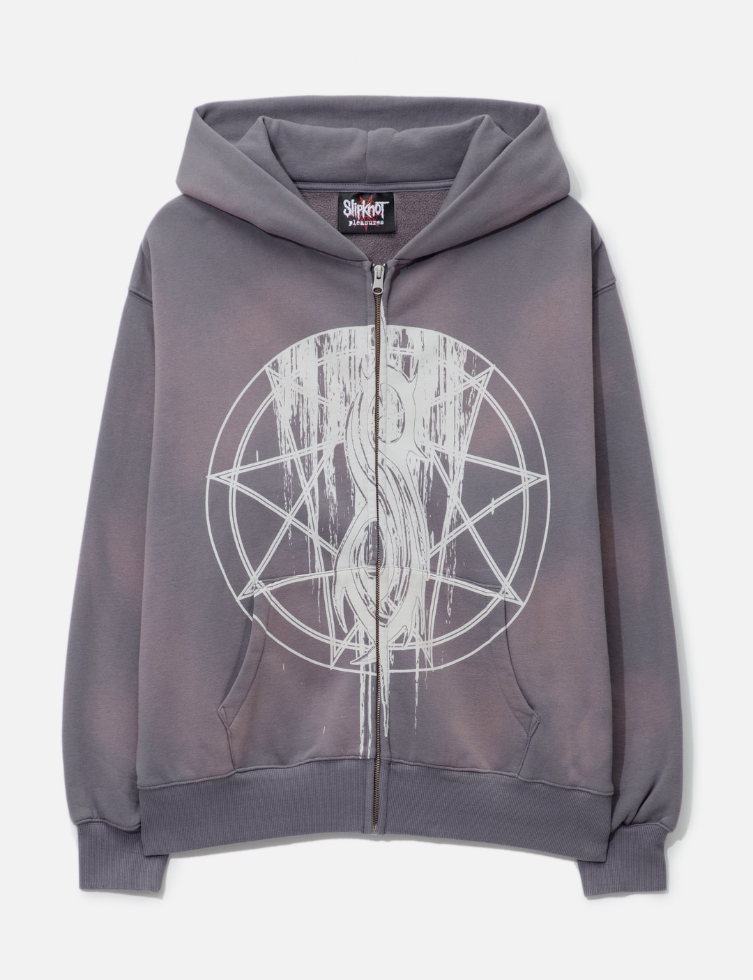 Pleasures - Pleasures X Slipknot Nonagram Zip Hoodie | HBX