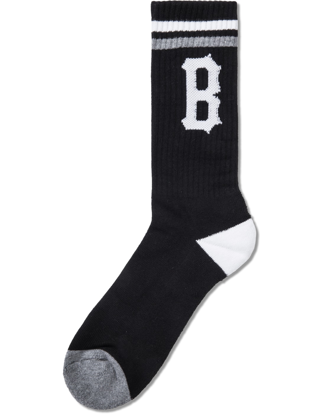 Black Scale - Black B Logo Socks | HBX - Globally Curated Fashion and ...