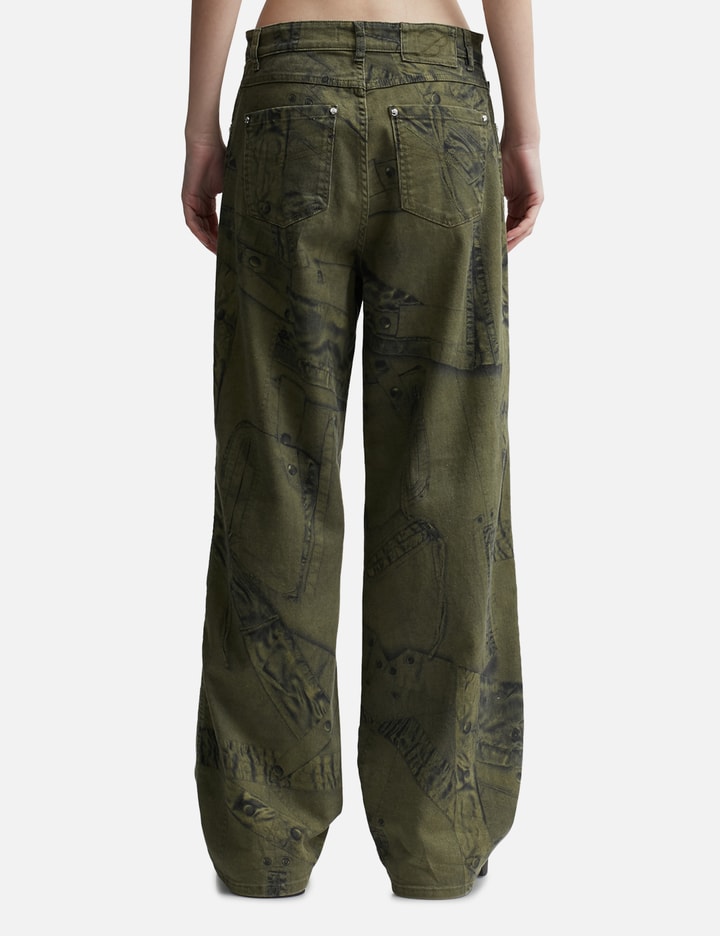 Blumarine - Boy Fit Pants with Cargo-Patch Print | HBX