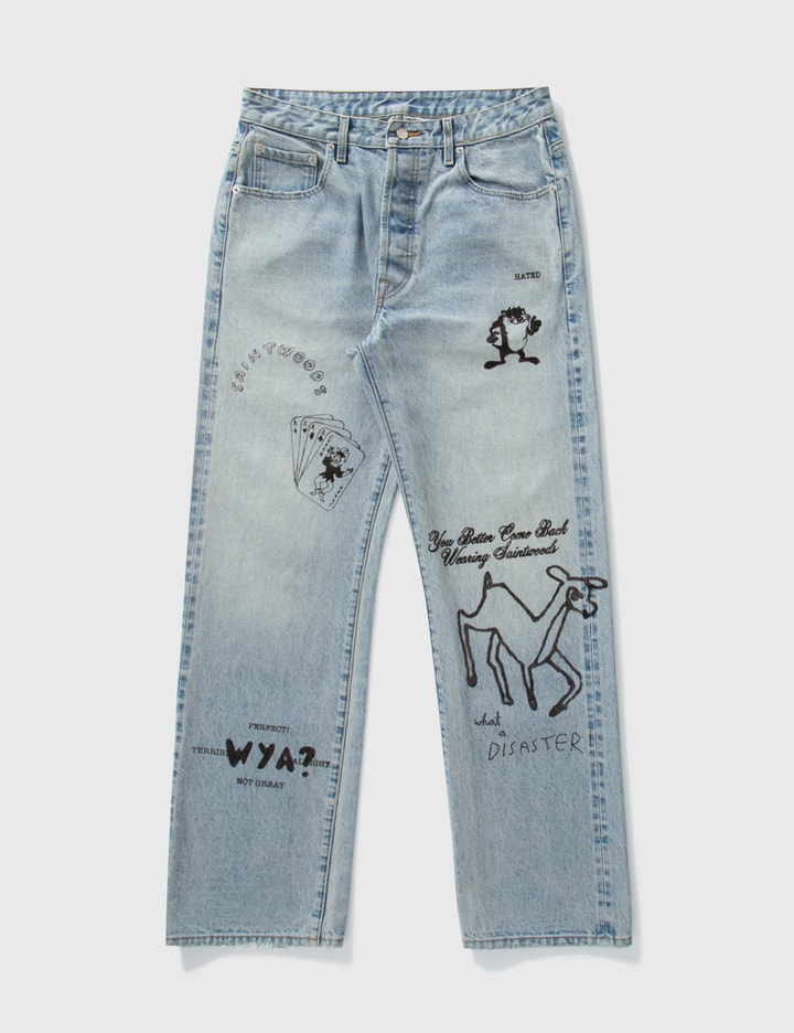 Saintwoods - SW Marker Jeans | HBX - Globally Curated Fashion and ...