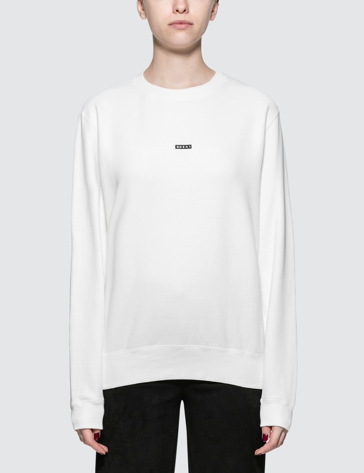 Sacai x Fragment Design - Sacai Box Logo Sweatshirt | HBX