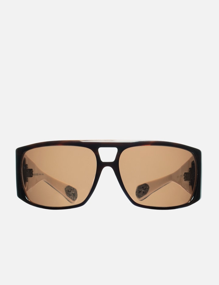 Chrome Hearts Post-OP Sunglasses - Brown, oxidized metal temples ...