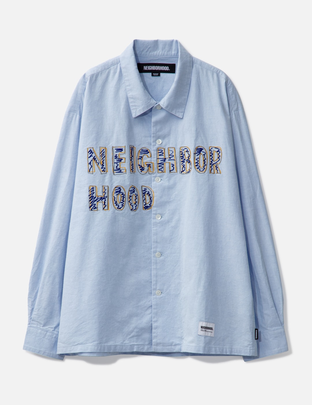 NEIGHBORHOOD - HAND DRAWING EMBROIDERY SHIRT LS | HBX - ハイプビースト ...