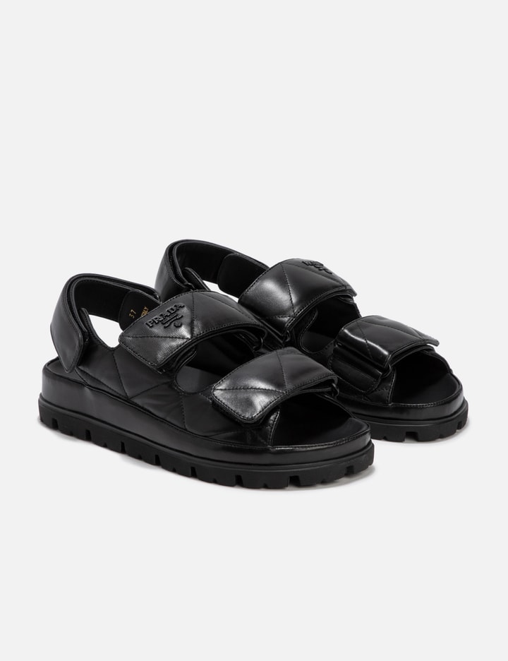 Prada - Padded Nappa Leather Sandals | HBX