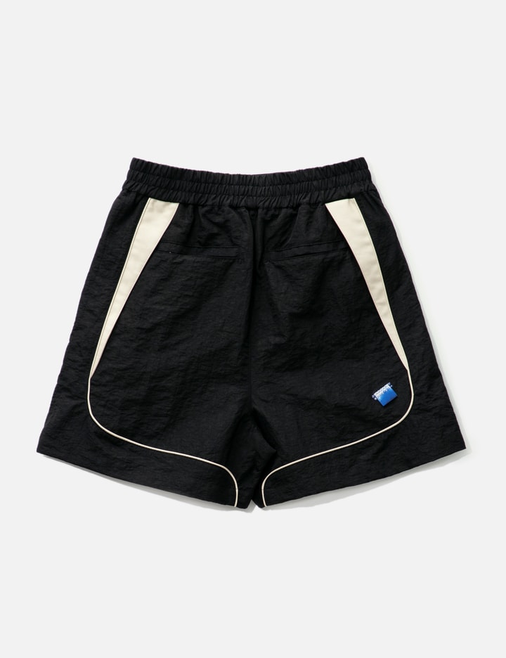 Ader Error - Faux Leather Accent Shorts | HBX