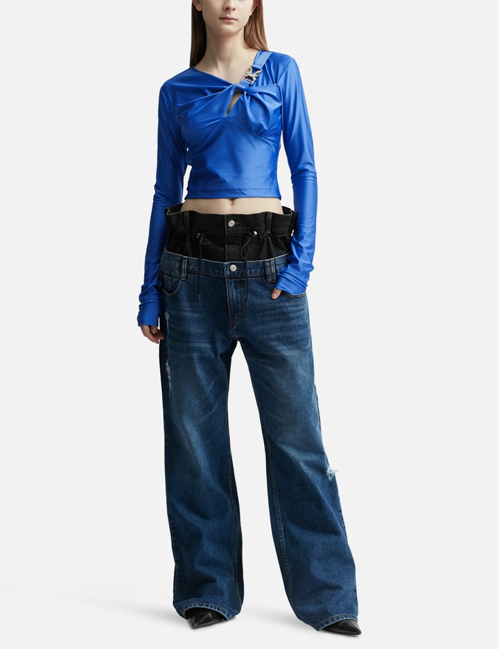 Andersson Bell - Celina String Double Waist Jeans | HBX - Globally ...