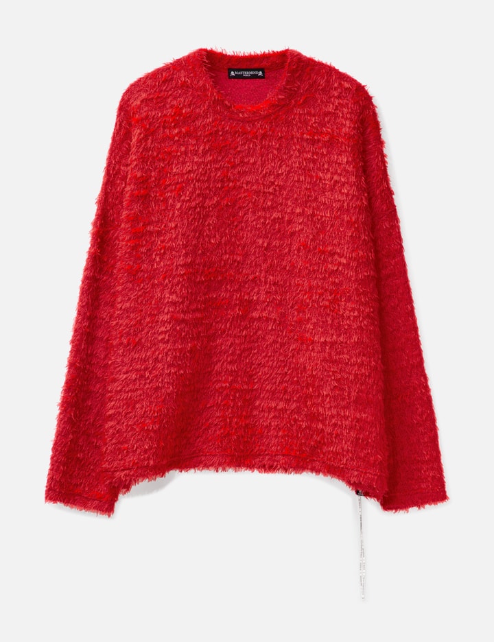 Mastermind World - Oversized Shaggy Crewneck Sweater | HBX - Globally ...