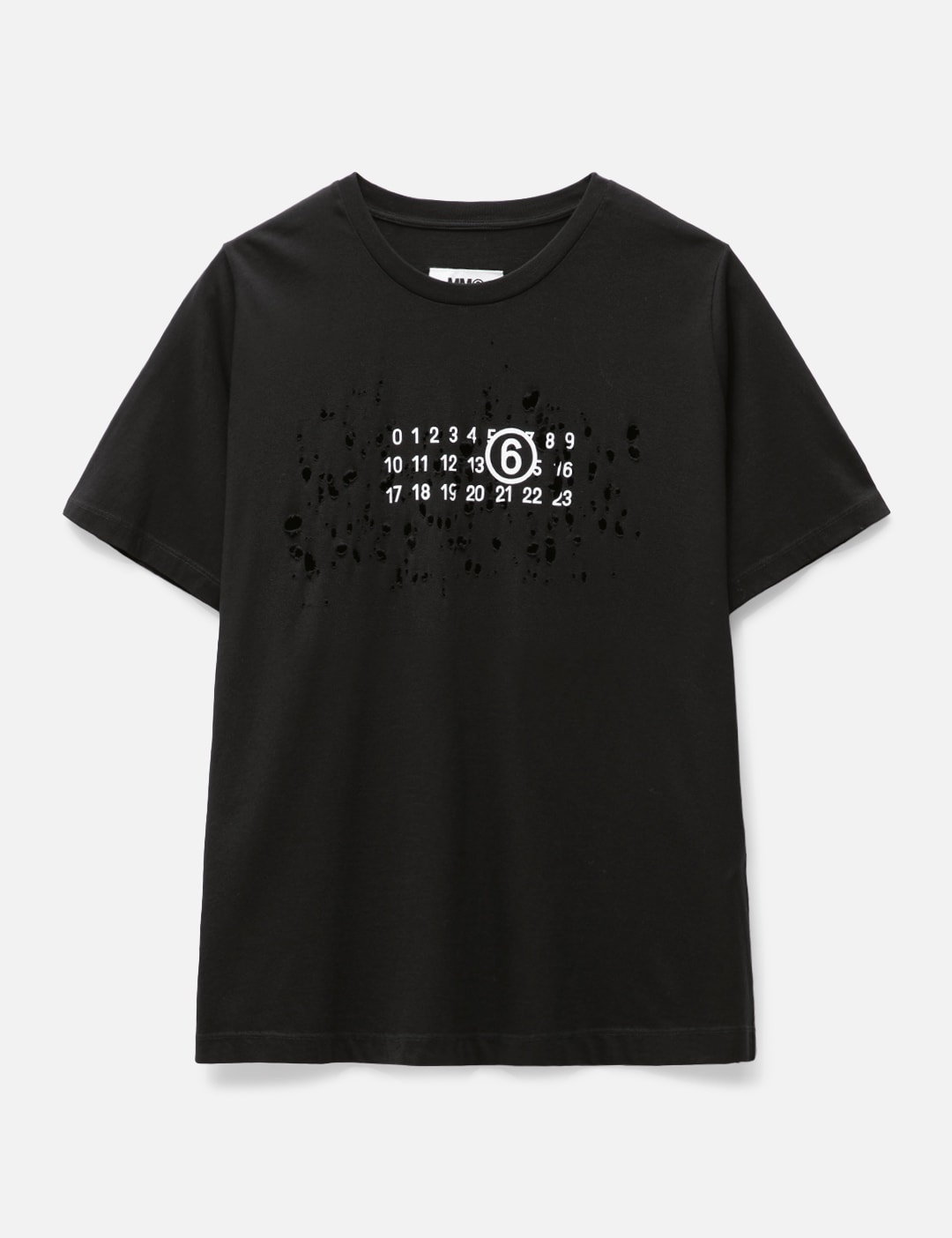 MM6 Maison Margiela - Number logo T-shirt | HBX - HYPEBEAST 為您搜羅全球潮流時尚品牌