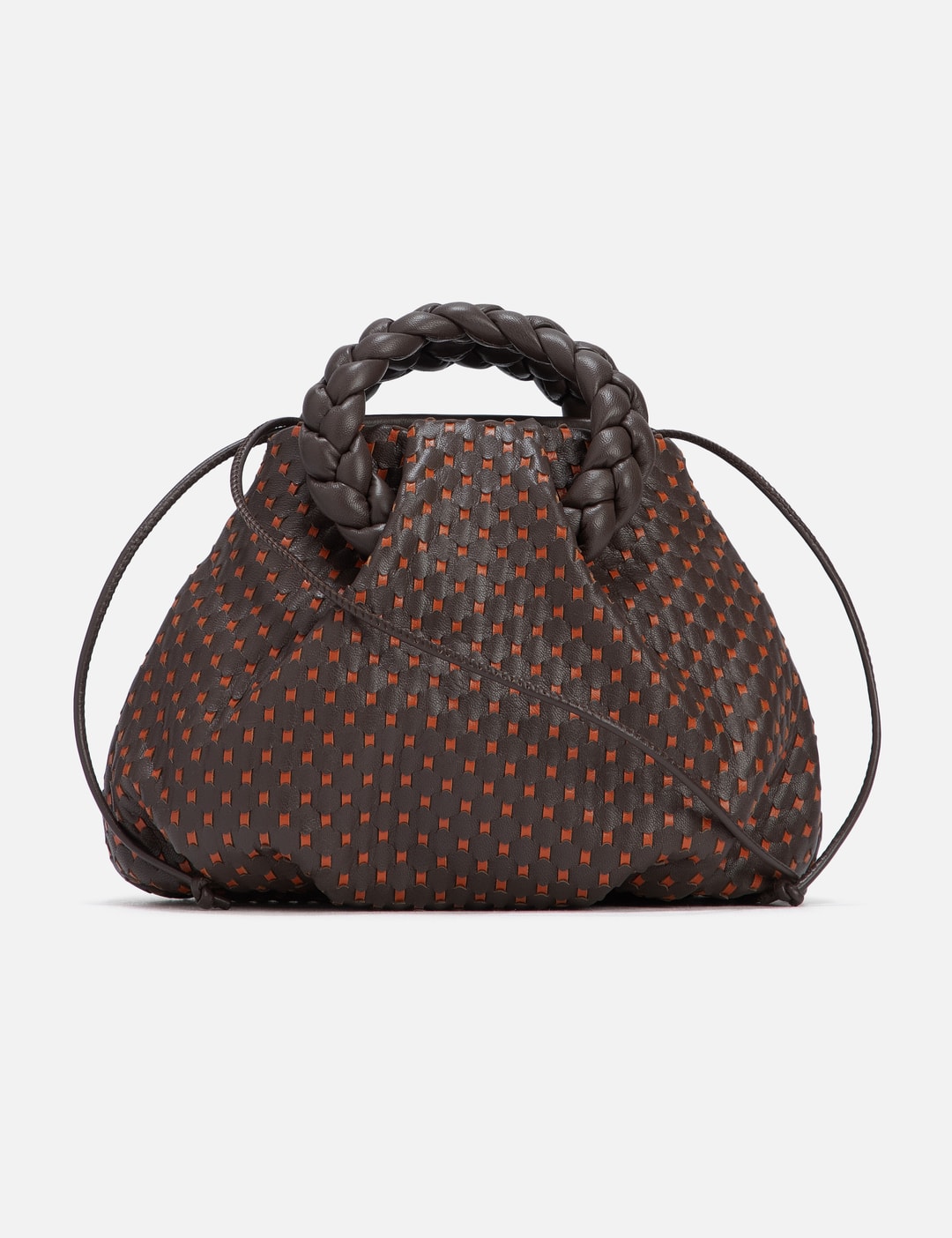 Hereu - Bombon Woven Leather Crossbody Bag | HBX