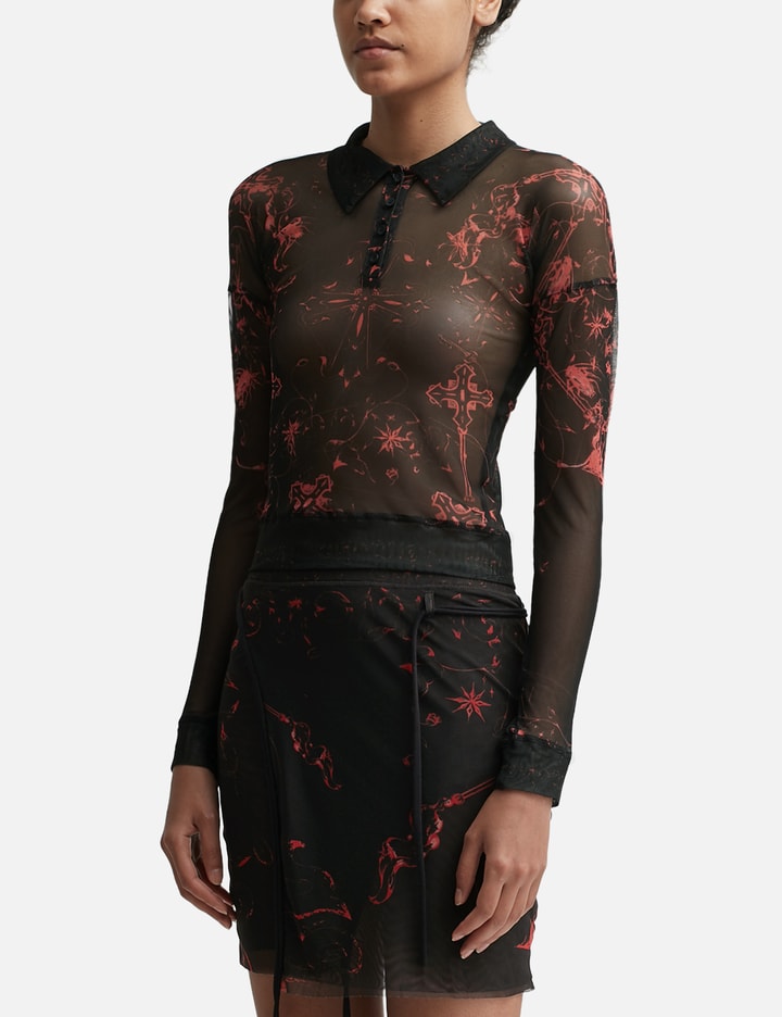 Ottolinger - MESH POLO TOP | HBX