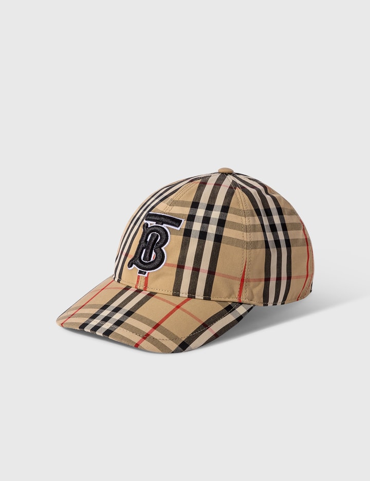 Burberry - Monogram Motif Vintage Check Cotton Baseball Cap | HBX
