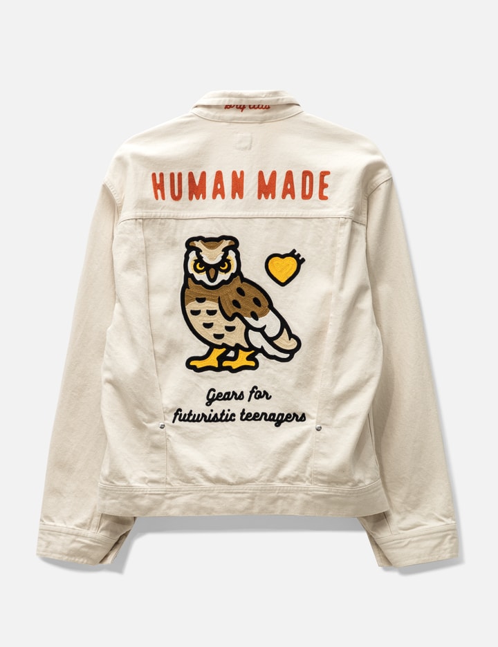 Human Made - NATURAL DENIM WORK JACKET | HBX - Globally Curated Fashion ...
