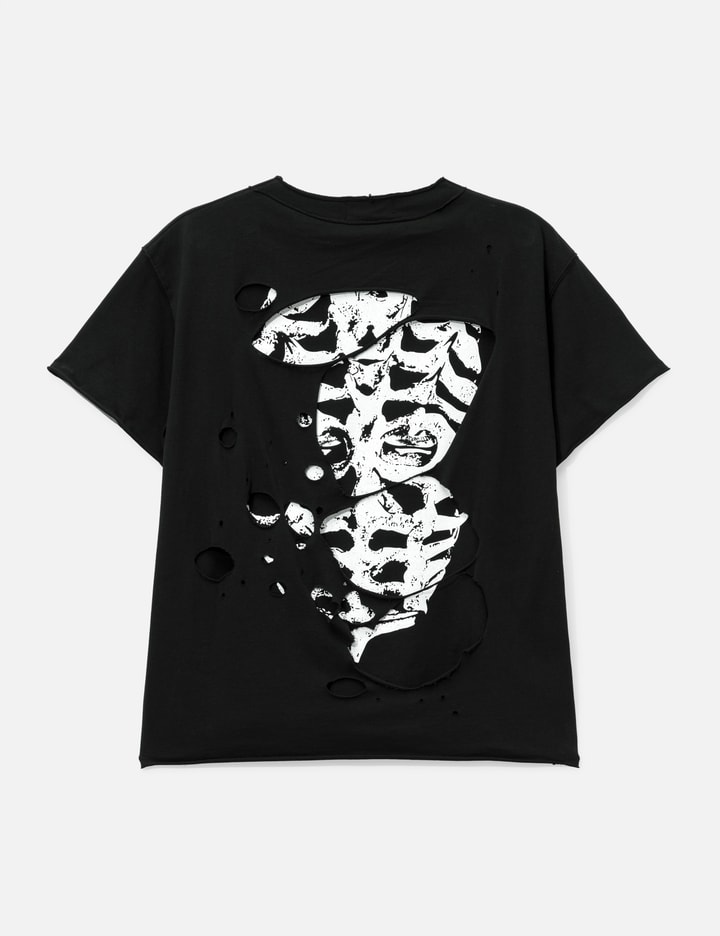 THUG CLUB Dead Inside Double Layer T-Shirt - oversized distressed ...