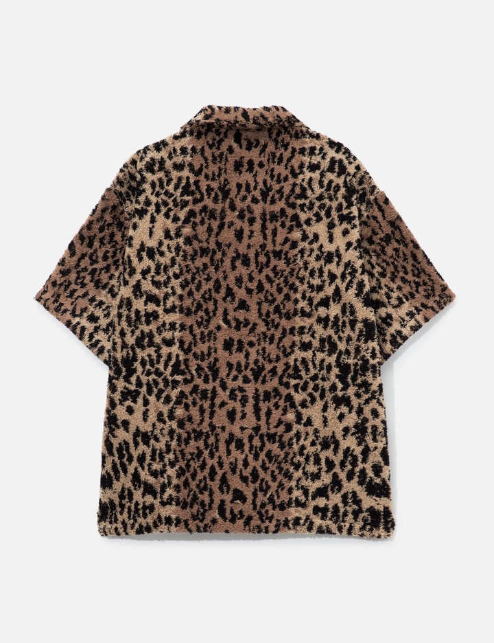 NEIGHBORHOOD NH X Hippopotamus . Terry Cloth Cardigan SS - 豹纹毛圈短袖开衫，柔软 ...