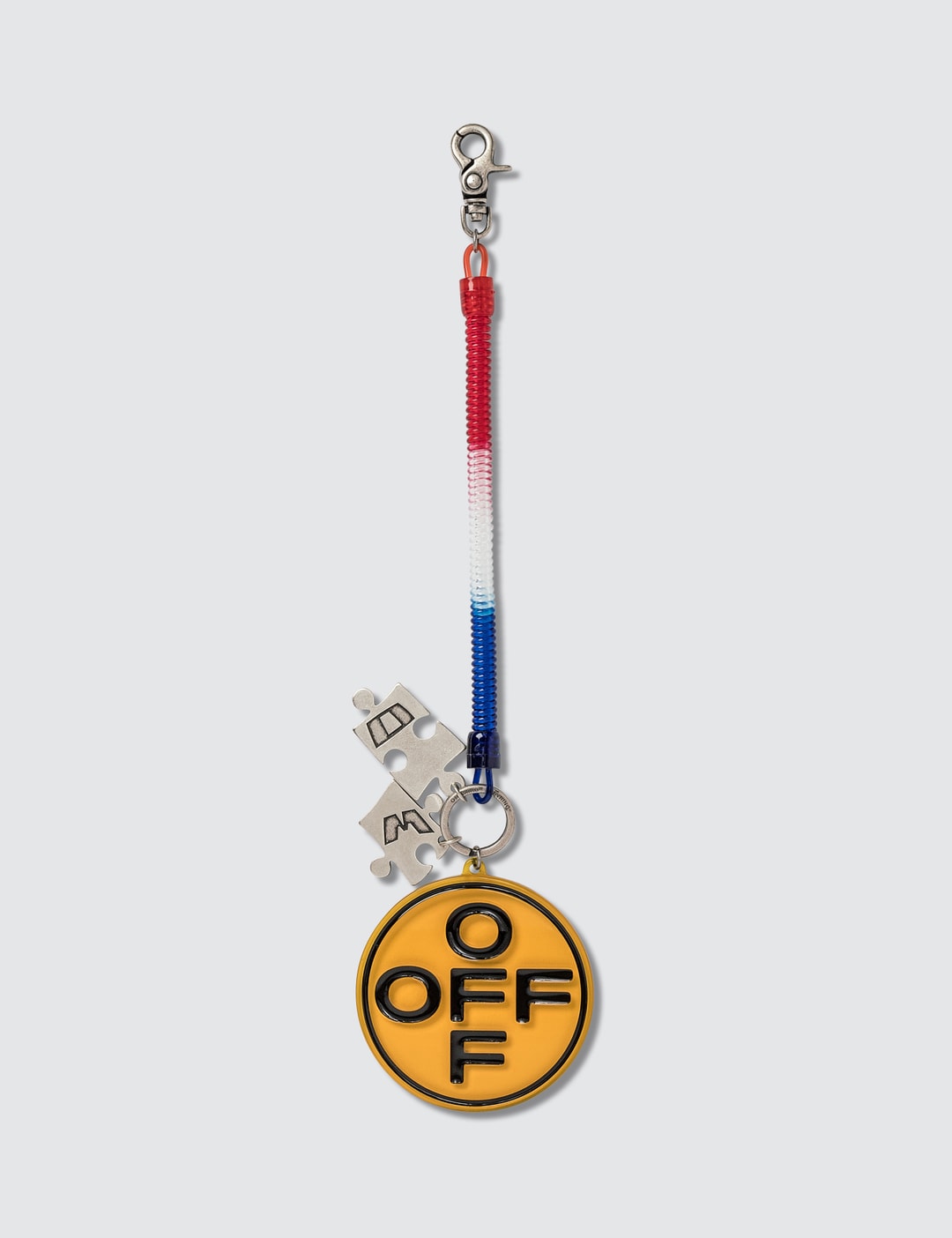 Off-White™ - Cross Bungee Key Ring | HBX - Globally Curated Fashion and ...