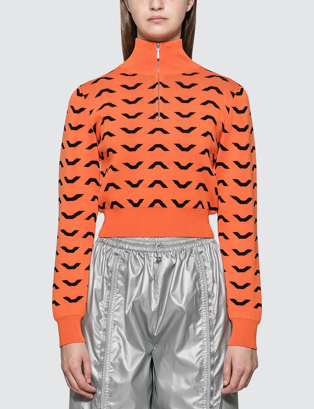 ALCH - Cropped Half-zip Jumper | HBX - Globally Curated Fashion and ...