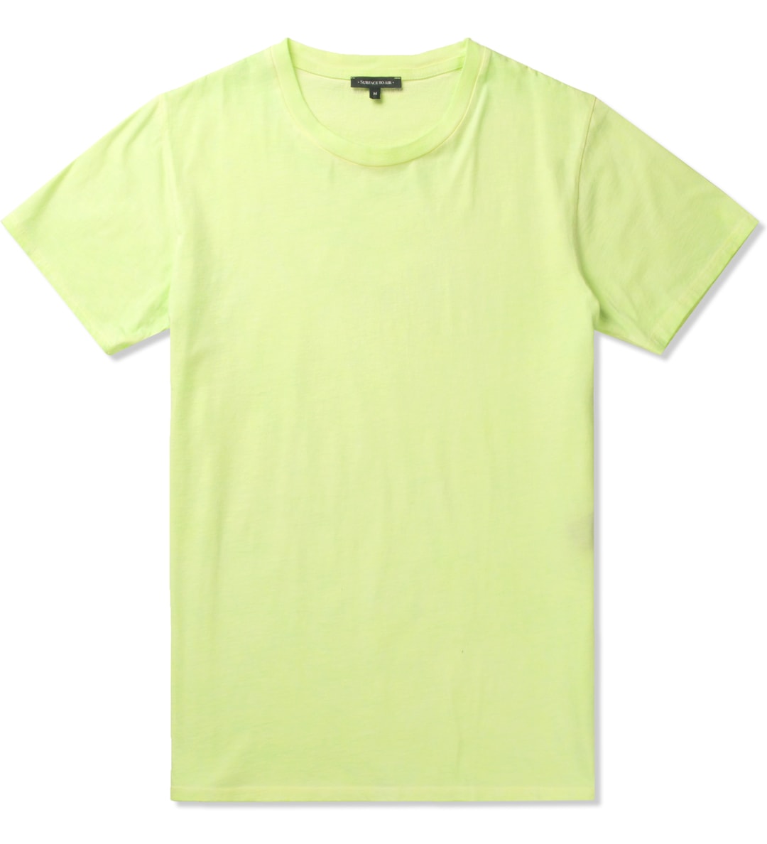 Surface to Air - Fluorescent Yellow Washed Out T-Shirt | HBX