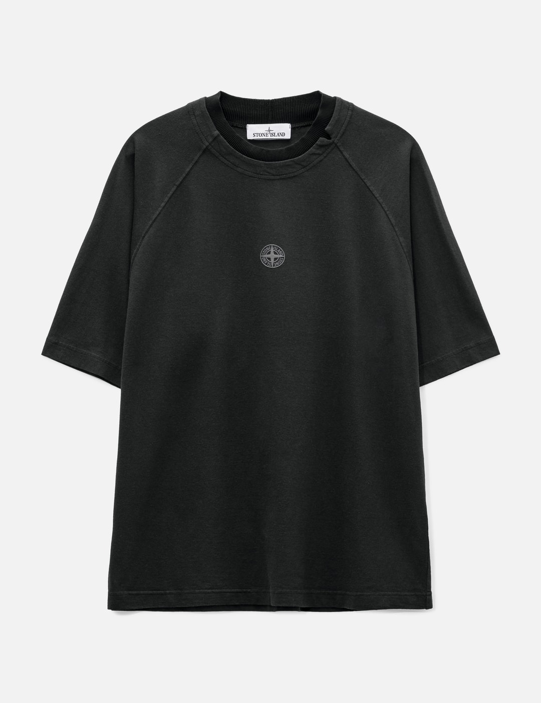 Stone Island - Tonal Logo T-shirt | HBX - Globally Curated Fashion and ...