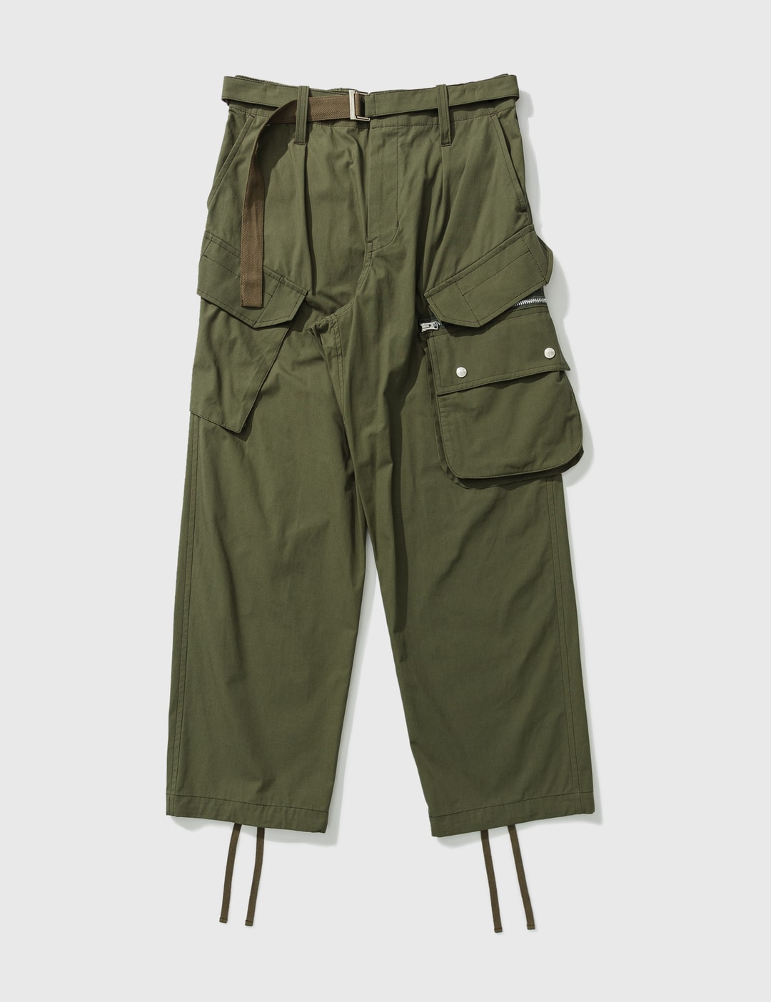 Sacai - Cotton Oxford Pants | HBX - Globally Curated Fashion and ...