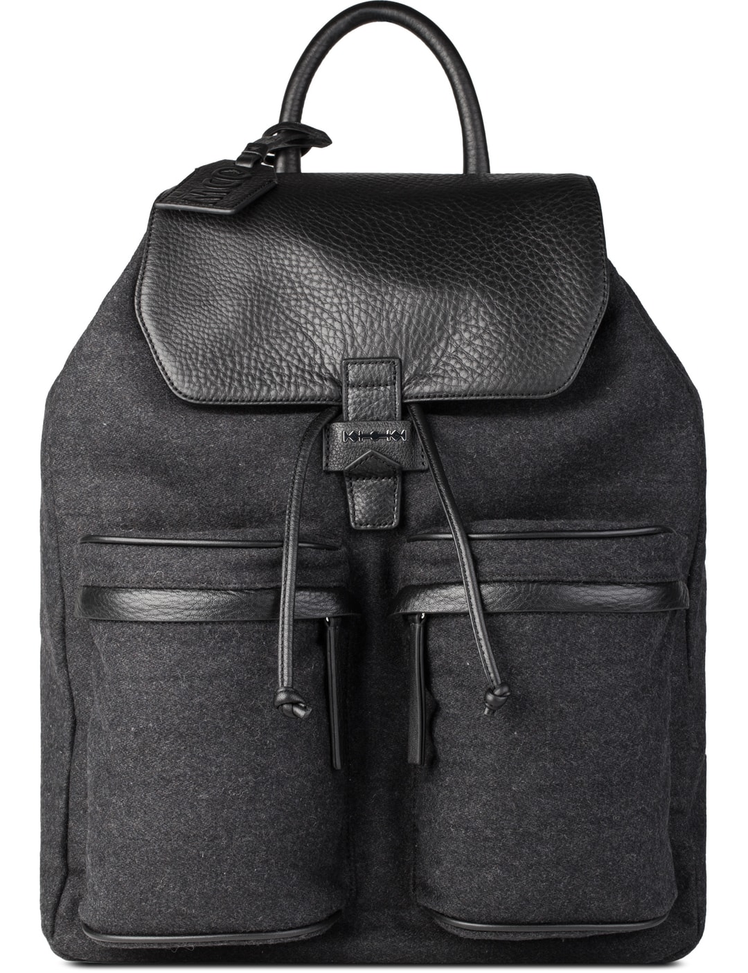 McQ Alexander McQueen - Grey Double Front Backpack | HBX - Globally ...