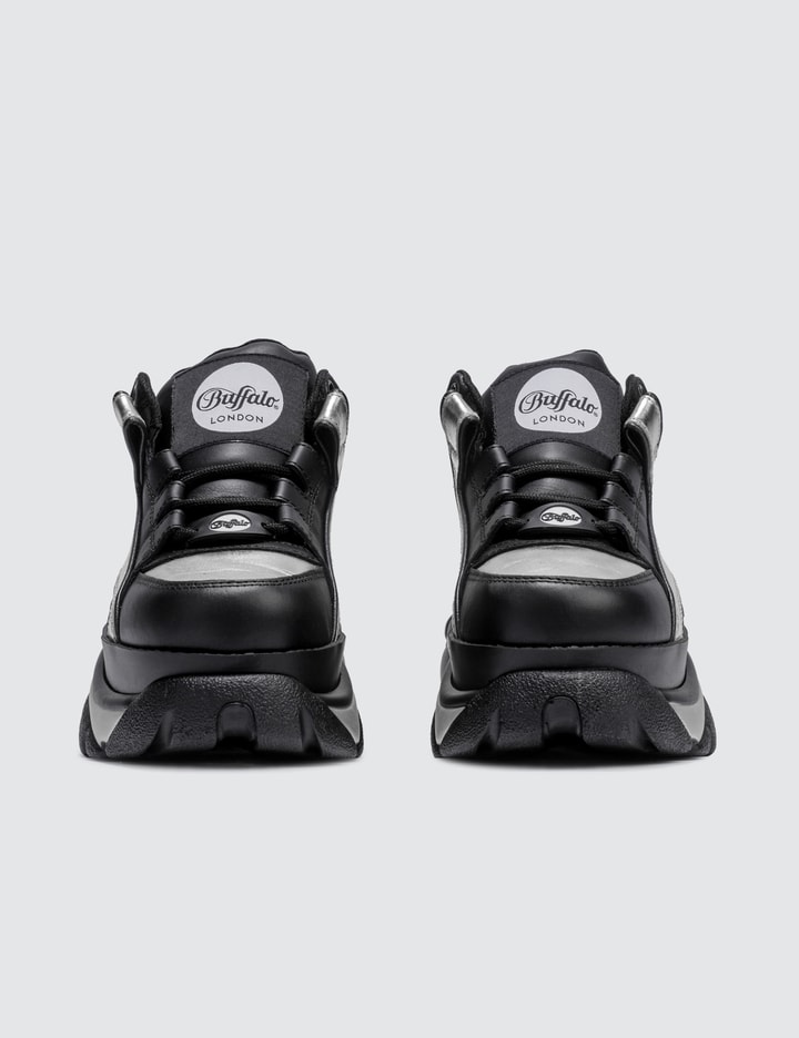 Buffalo London - Buffalo Classic Silver Low-top Platform Sneakers | HBX ...