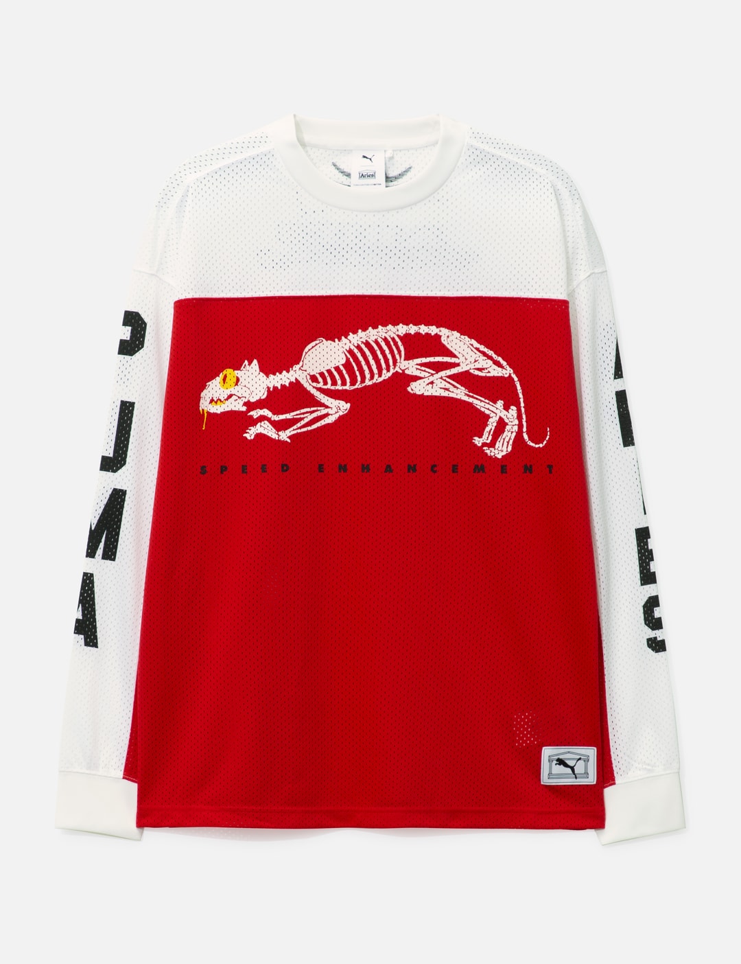 Puma - PUMA x ARIES Mesh Longsleeve | HBX - Globally Curated Fashion ...