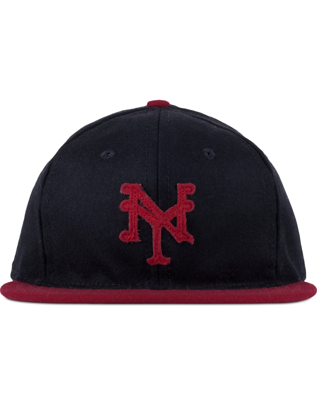 Ebbets Field Flannels - Black/Red New York Cubans 1947 Fitted Baseball ...