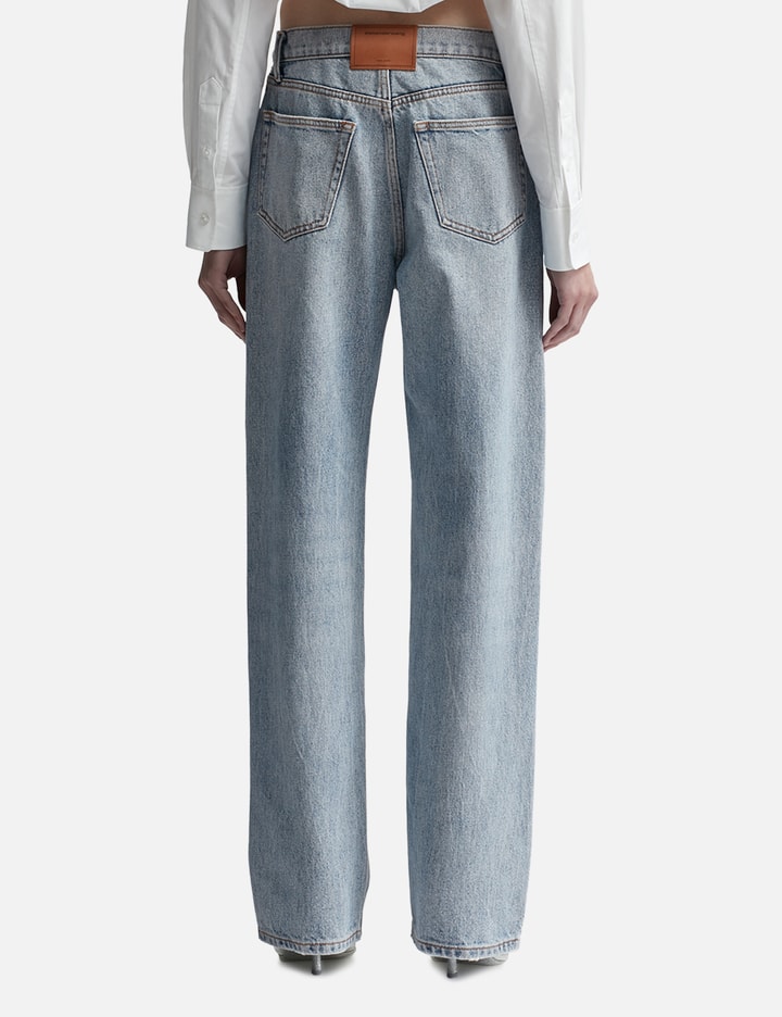 T By Alexander Wang - EZ Mid-Rise Straight Leg Jeans | HBX