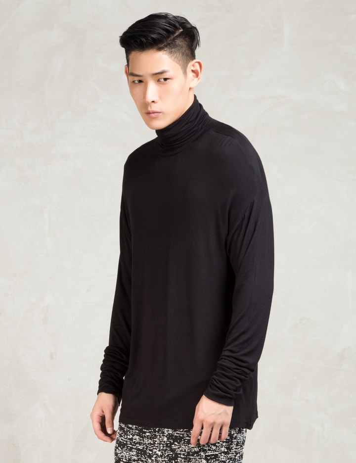 Represent - Black Essential Turtle Neck Under T-Shirt | HBX - HYPEBEAST ...