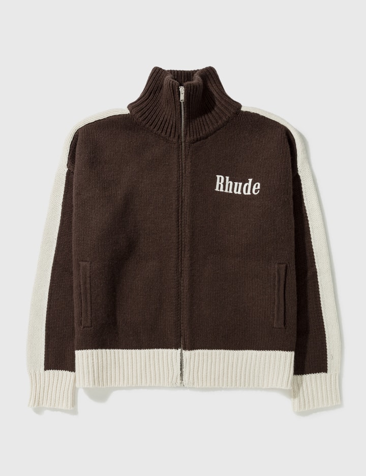 Rhude - KNITTED TRACK JACKET | HBX - Globally Curated Fashion and ...