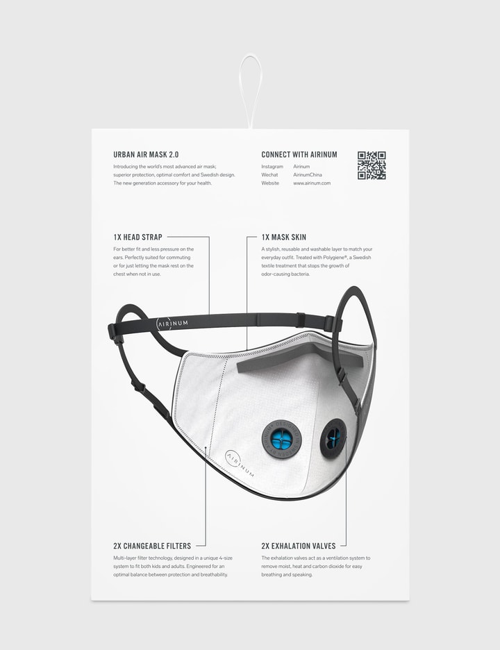 Airinum - Airnum 2.0 Urban Air Mask Black | HBX - Globally Curated ...