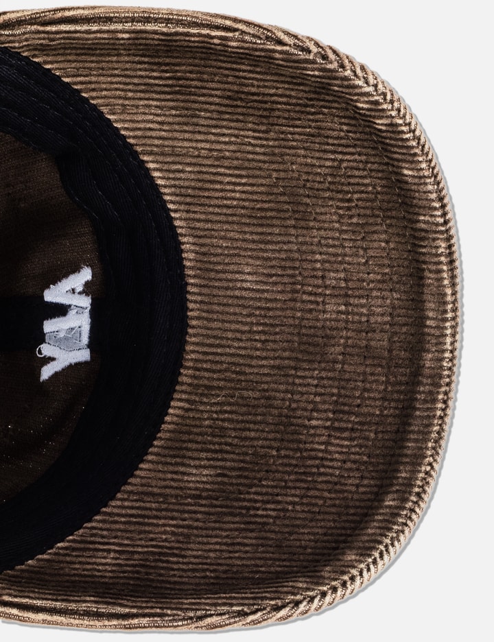 Aly "Aly Logo Pink" Velvet Cap - Dark brown 6-panel cap with ...